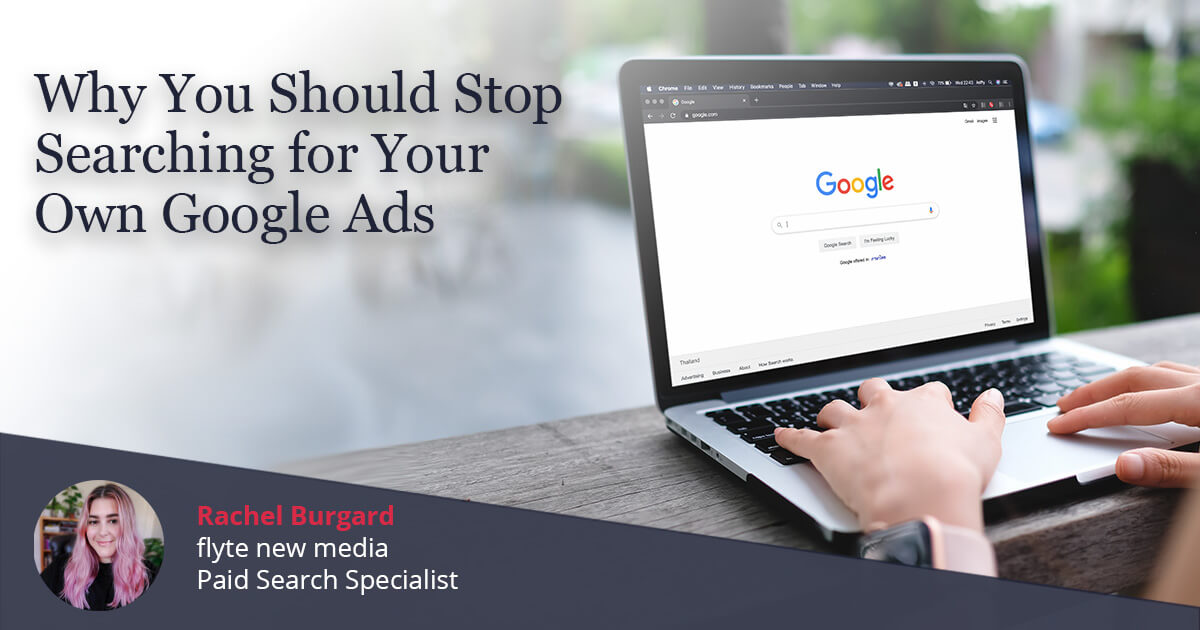 Google Ads Not Showing Up? Stop Vanity Searching!
